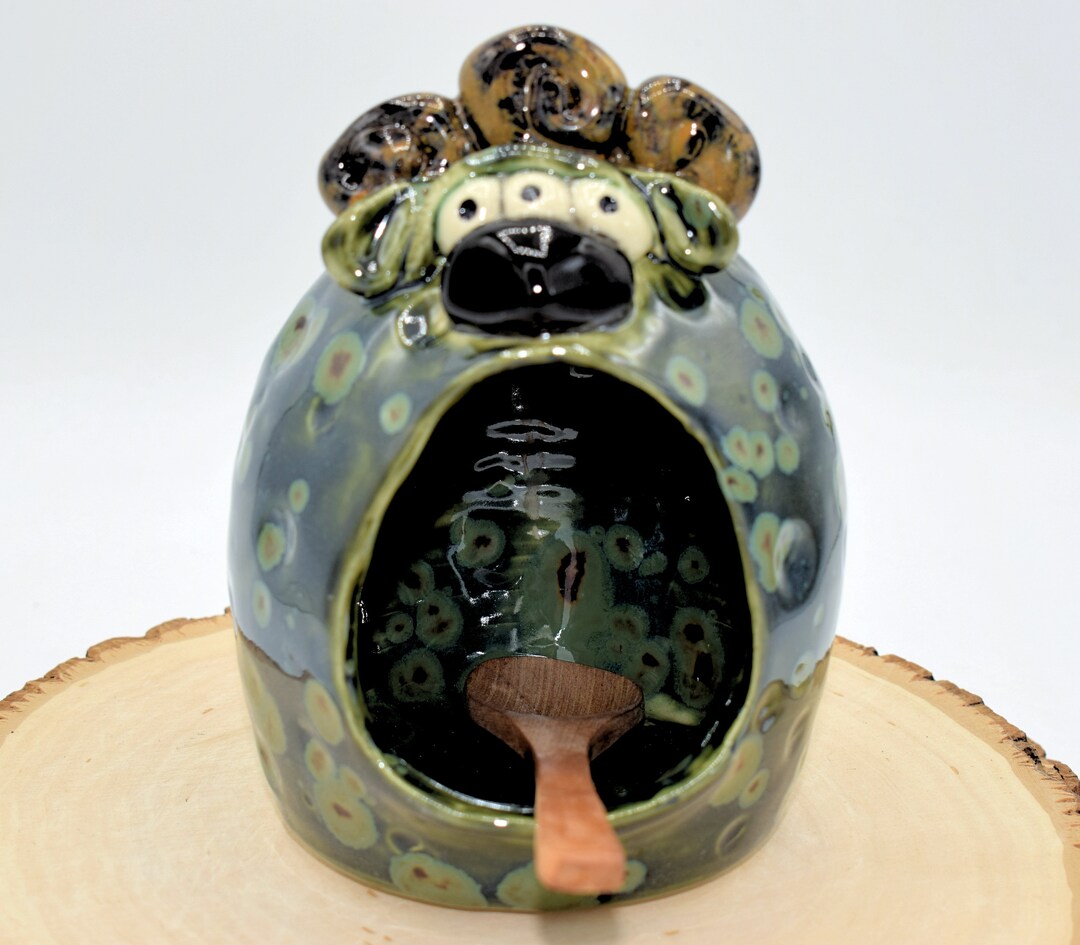 Handmade Pottery Salt Monster in Stock and Ready to Ship - Etsy