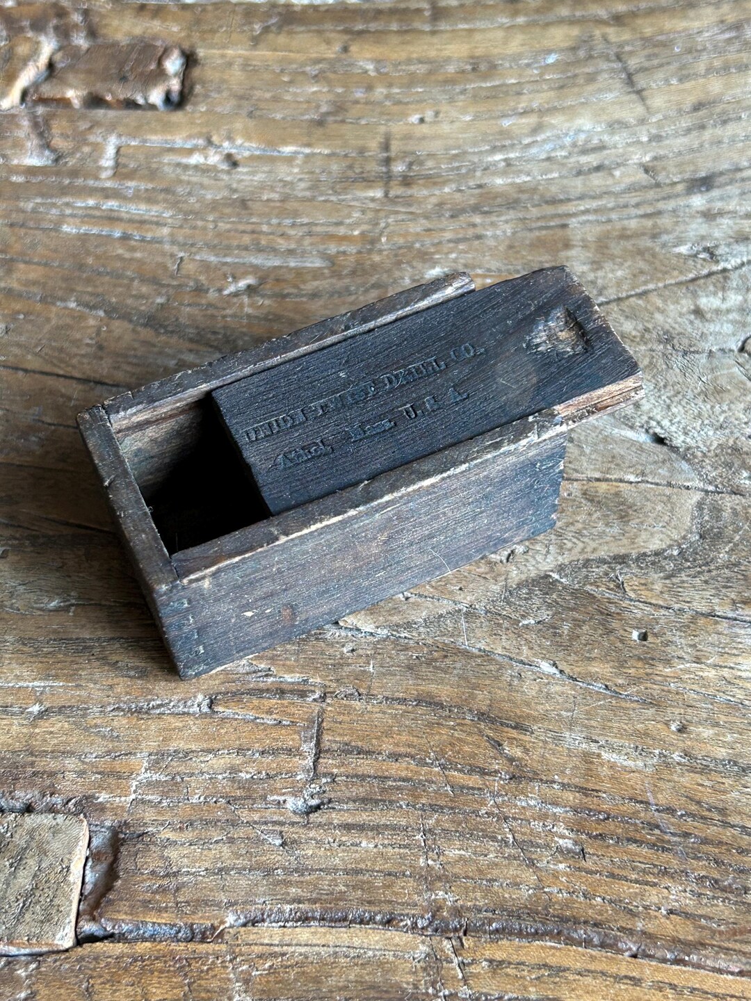 Antique Wooden Union Twist Drill Original Box - Etsy