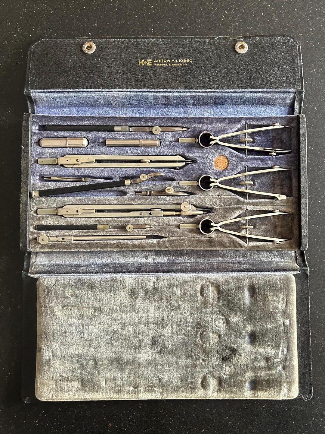 Vintage Keuffel & Esser Drafting Set 1086C - Etsy