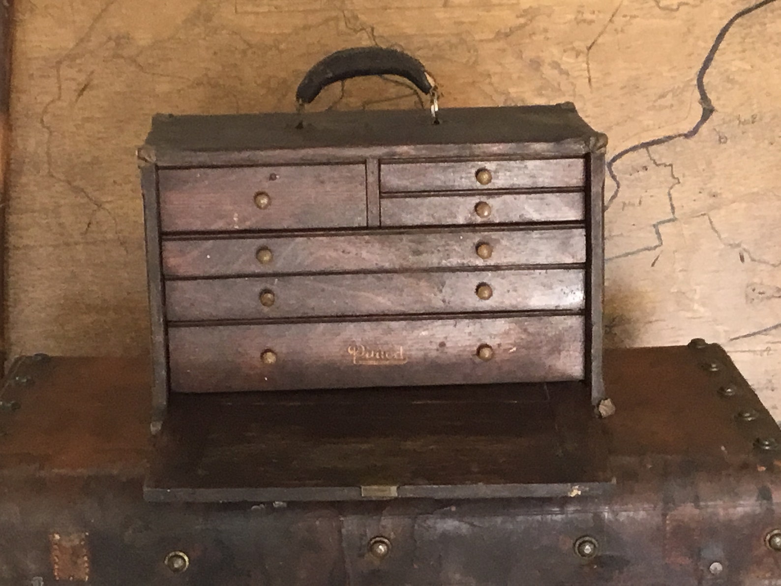 1900s Antique Pilliod Machinist Chest Toolbox Case Pilliod - Etsy