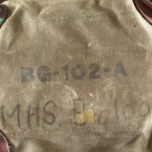 Vintage Canvas/leather Field Bag - Etsy