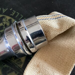 Vintage Silver Chrome Fire Hose Nozzle With Canvas Hose - Etsy