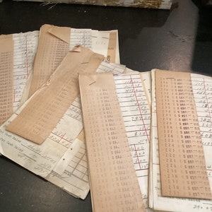 40s Vintage Invoice Scrap Paper Lot Ephemera Lot Junk Journal Paper ...