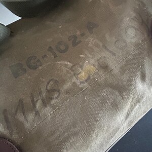Vintage Canvas/leather Field Bag - Etsy