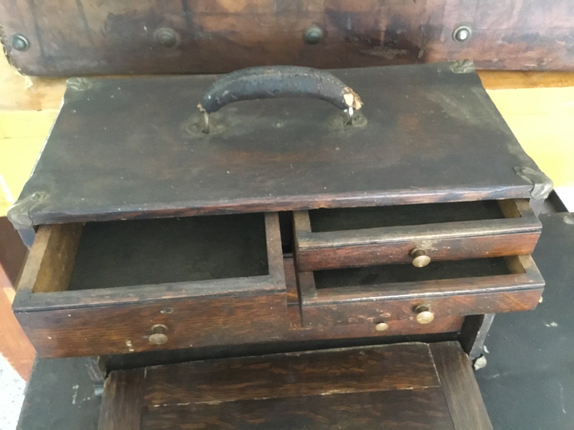 1900s Antique Pilliod Machinist Chest Toolbox Case Pilliod - Etsy