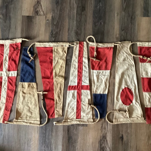 Nautical Flag Sign - Etsy