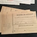 40s Vintage Invoice Scrap Paper Lot Ephemera Lot Junk Journal Paper ...