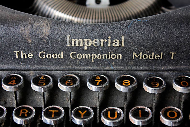 Imperial Good Companion Model T, Vintage, Manual Typewriter, English ...