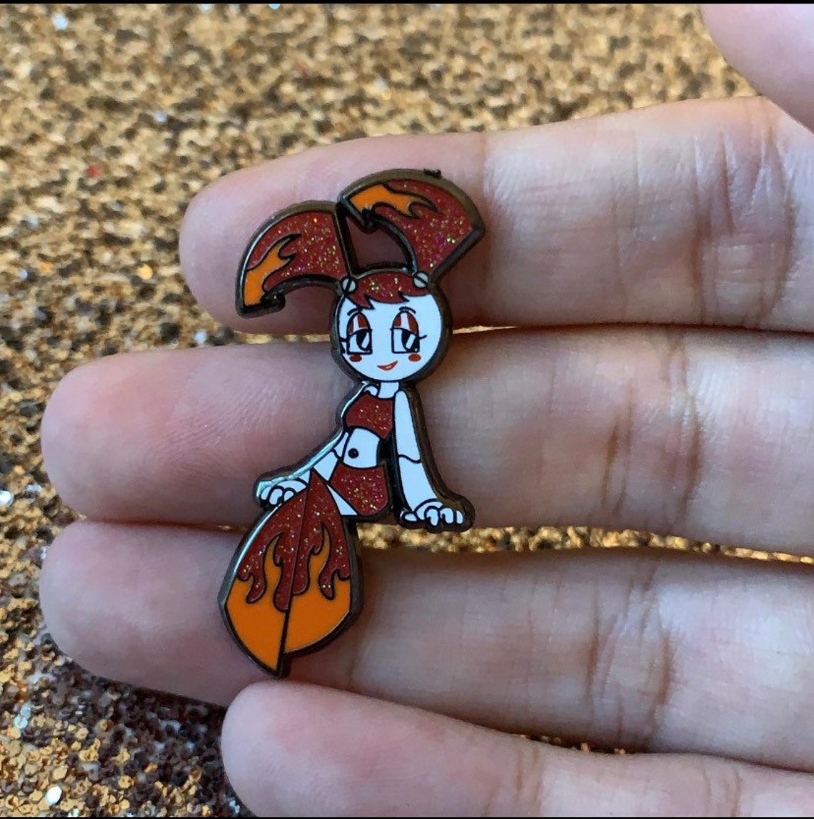 Jenny Wakeman MLAATR XJ9 Hot Rod Enamel Pin | Etsy