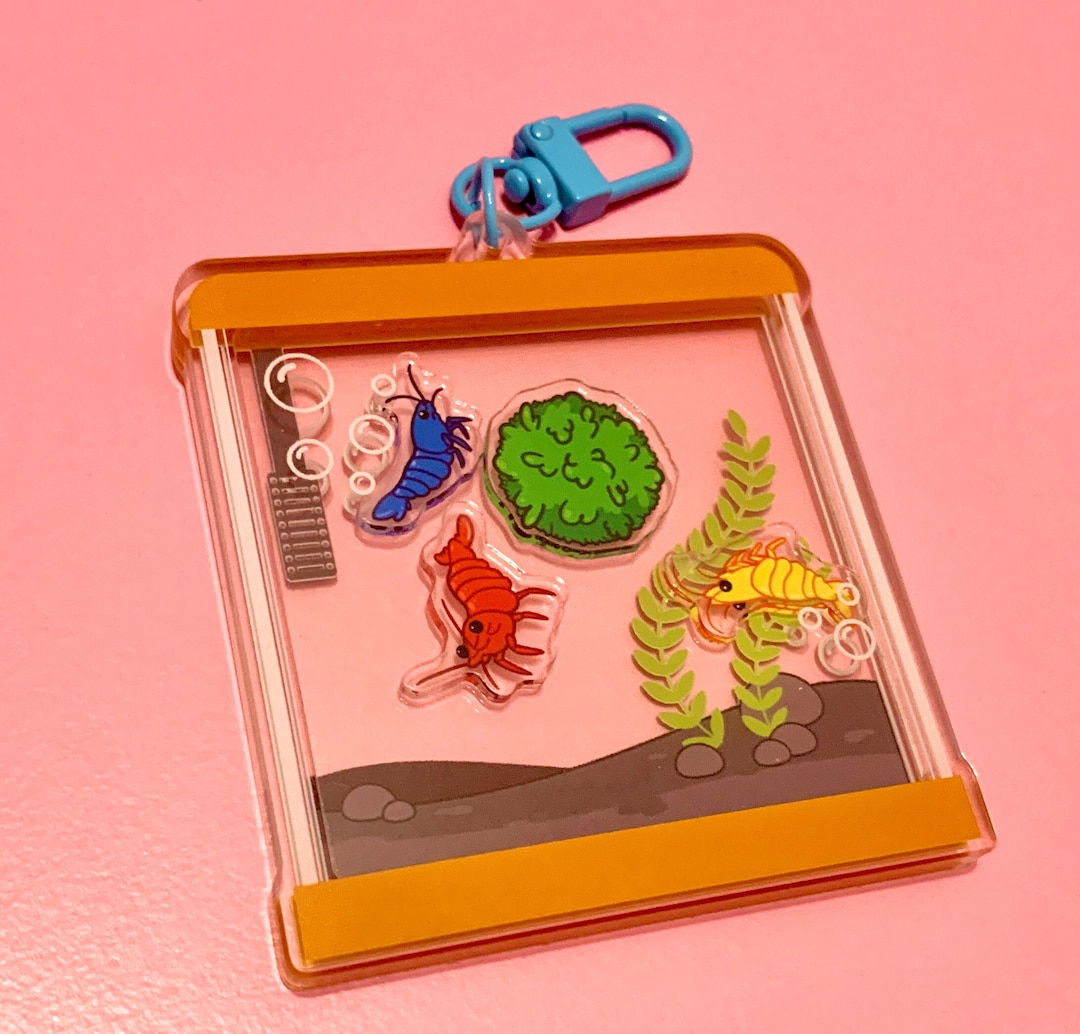 Shrimp Shaker Keychain - Etsy