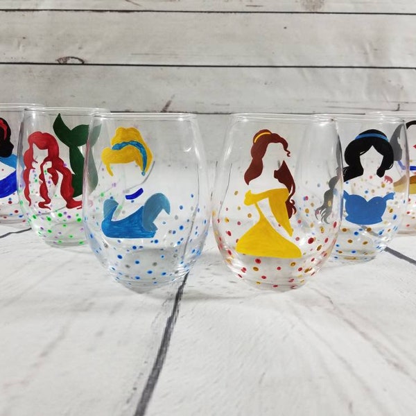 Princess Wine Glass - Etsy