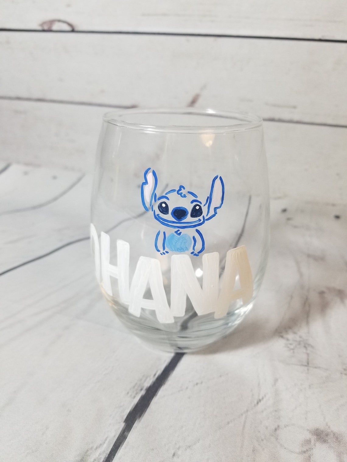 Stitch Wine Glass / Stitch Gift / Stitch Glass / Disney Glass | Etsy