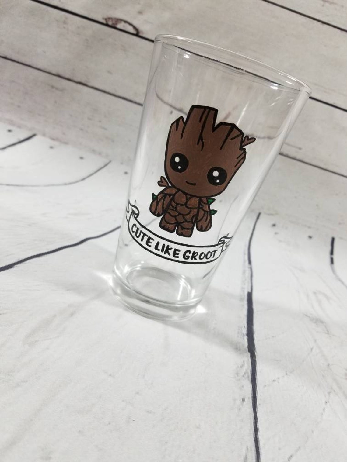 Baby Groot Glass / Groot Tumbler / Baby Groot Gift / Groot | Etsy