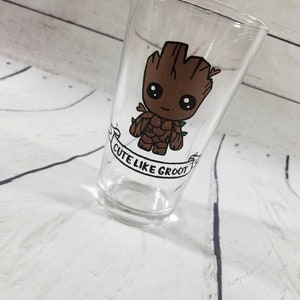 Baby Groot Glass / Groot Tumbler / Baby Groot Gift / Groot Glass ...