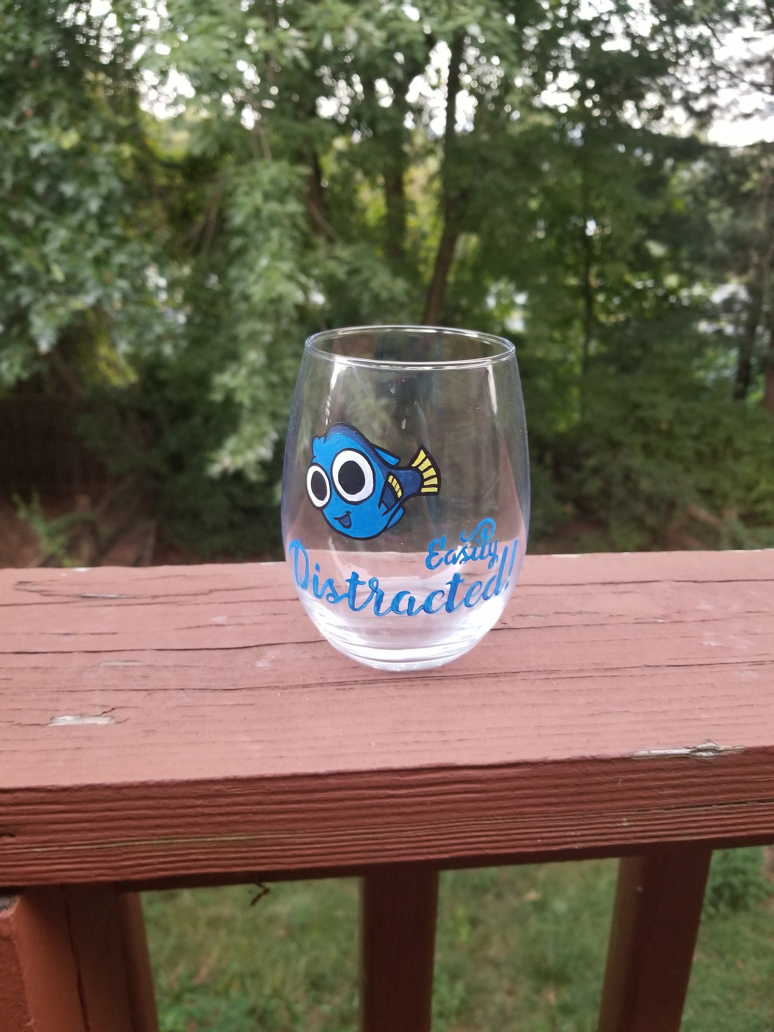 Finding Dory Wine Glass / Finding Nemo Wine Glass / Dory / | Etsy