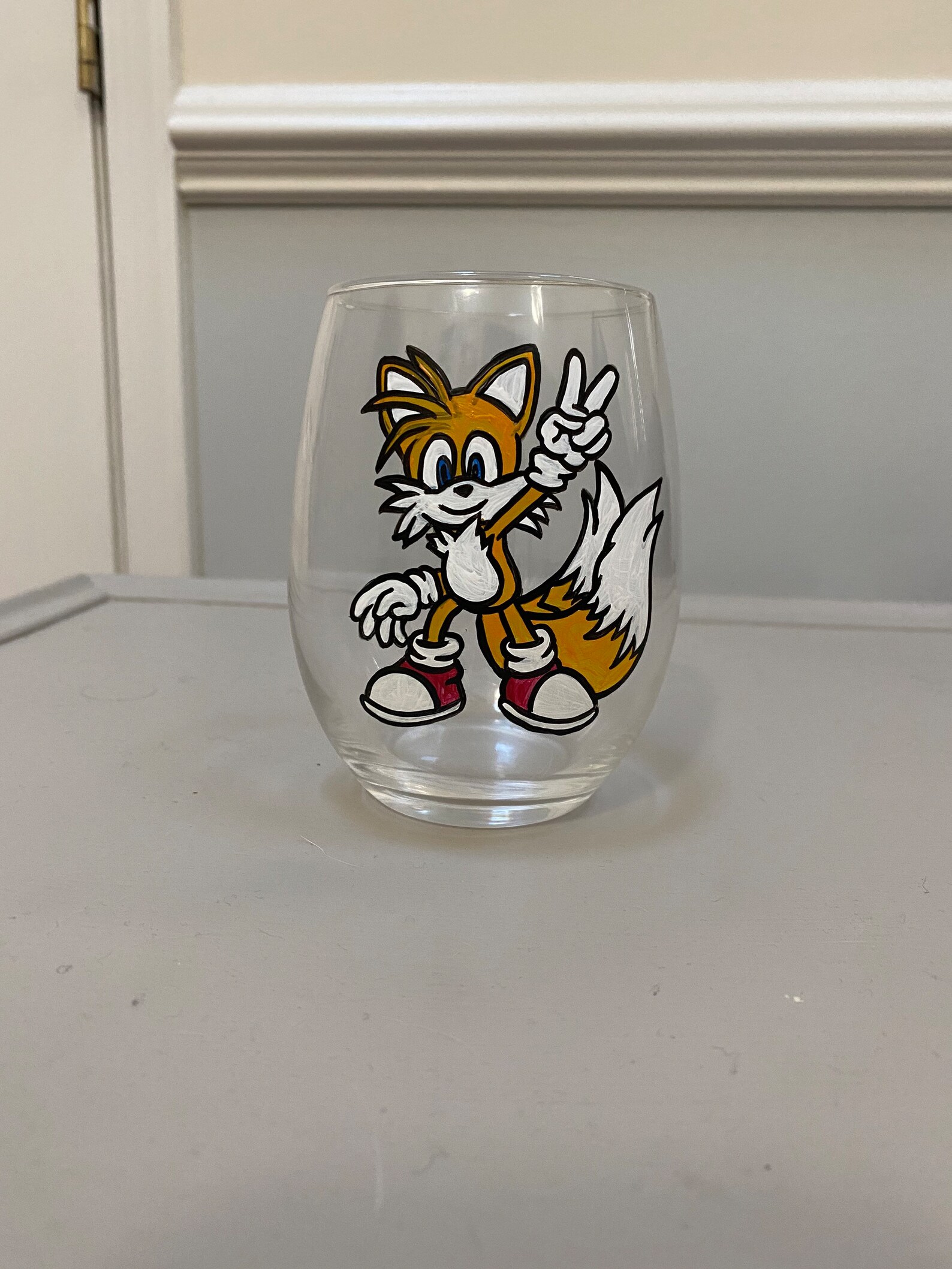 Sonic Wine Glass Set / Sonic the Hedgehog / Sonic Decor / - Etsy