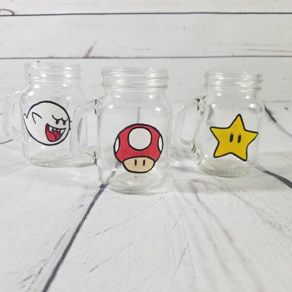 Mario Party Shot Glasses - Etsy