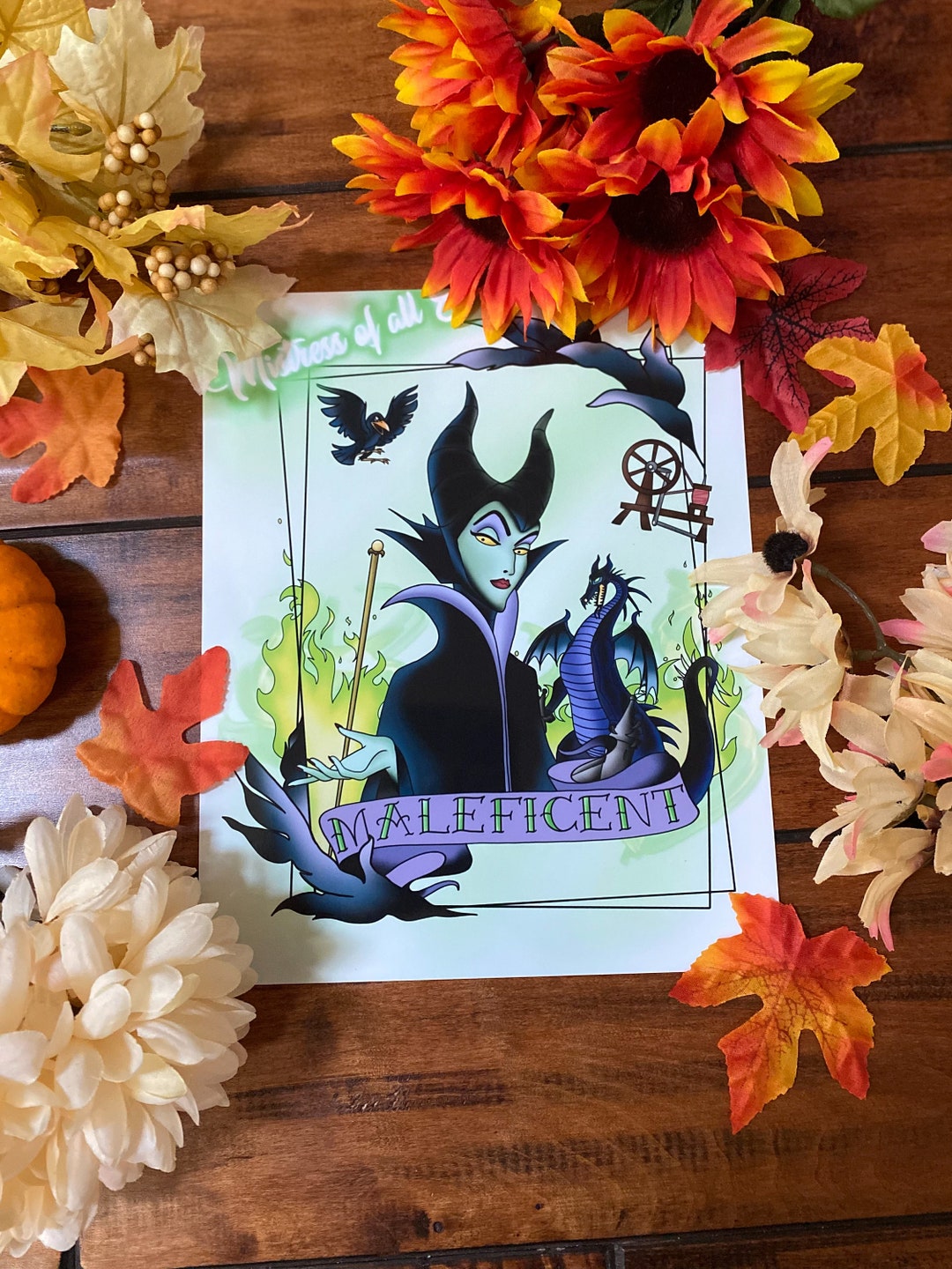 Maleficent Digital Prints / Maleficent /villian Digital Print/sleeping ...