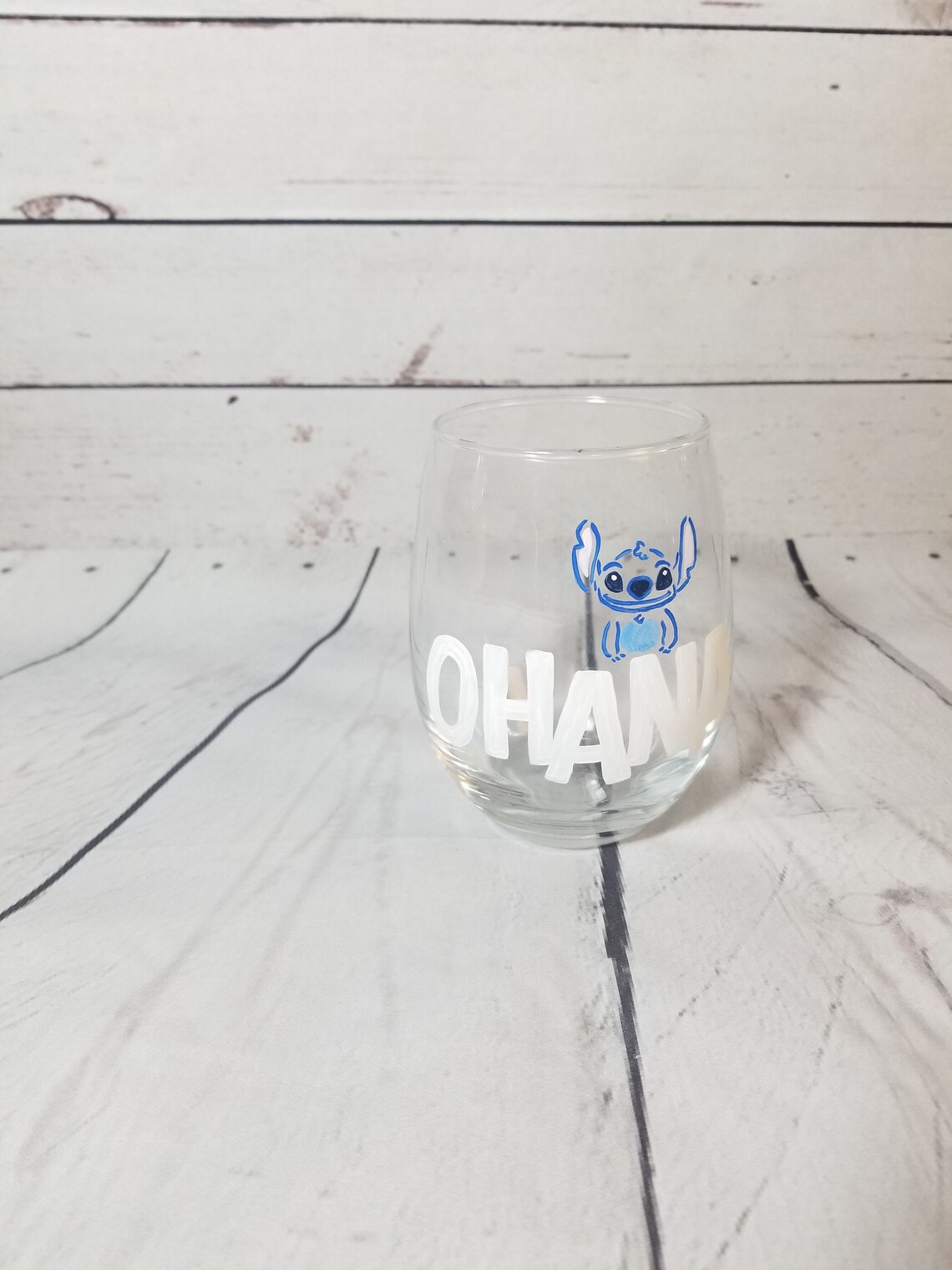 Stitch Wine Glass / Stitch Gift / Stitch Glass / Disney Glass - Etsy