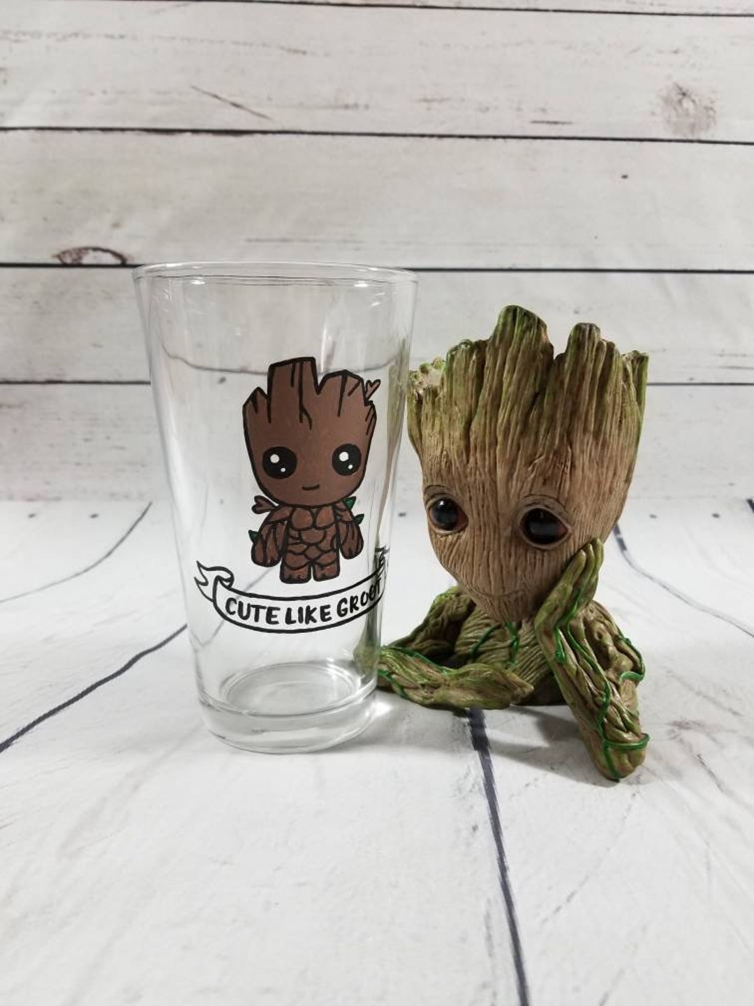 Baby Groot Glass / Groot Tumbler / Baby Groot Gift / Groot Glass ...