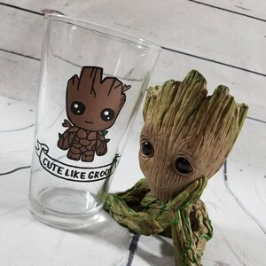 Baby Groot Glass / Groot Tumbler / Baby Groot Gift / Groot Glass ...