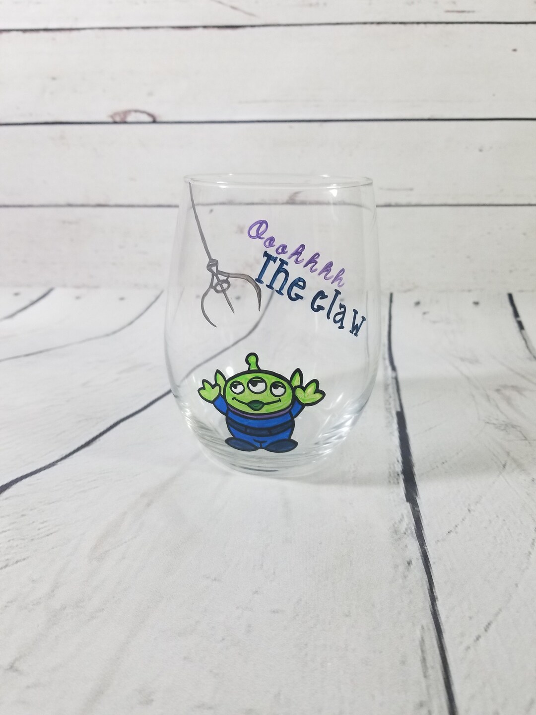 Toy Story Wine Glass / Toy Story Gift / Toy Story Glass / Disney Glass ...