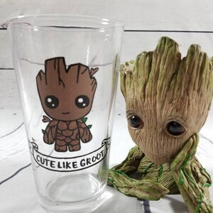 Baby Groot Glass / Groot Tumbler / Baby Groot Gift / Groot Glass ...