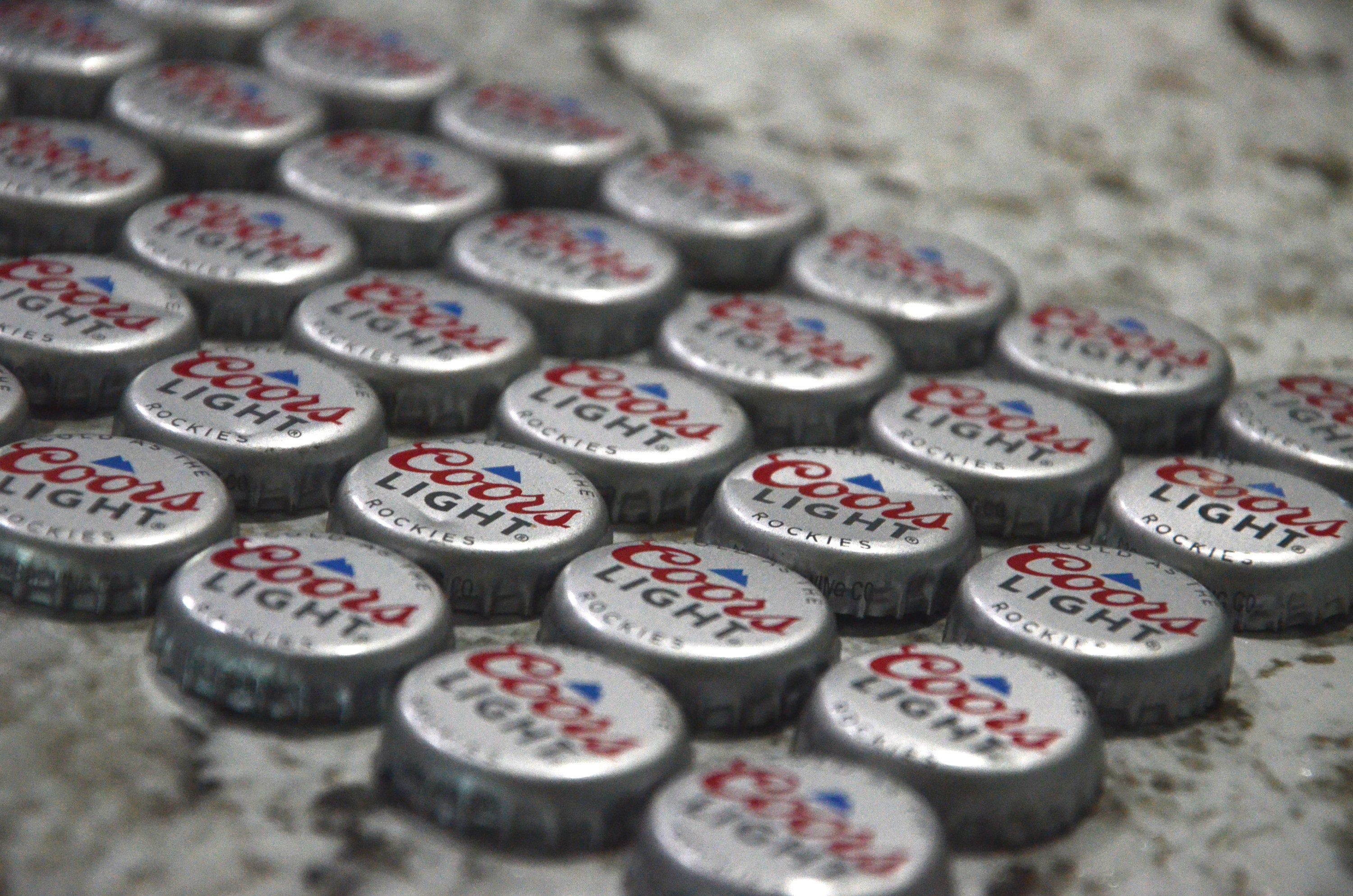 Bottle Caps, Coors Light 50 Pack, Used Bottle Caps, Beer Bottle Tops ...