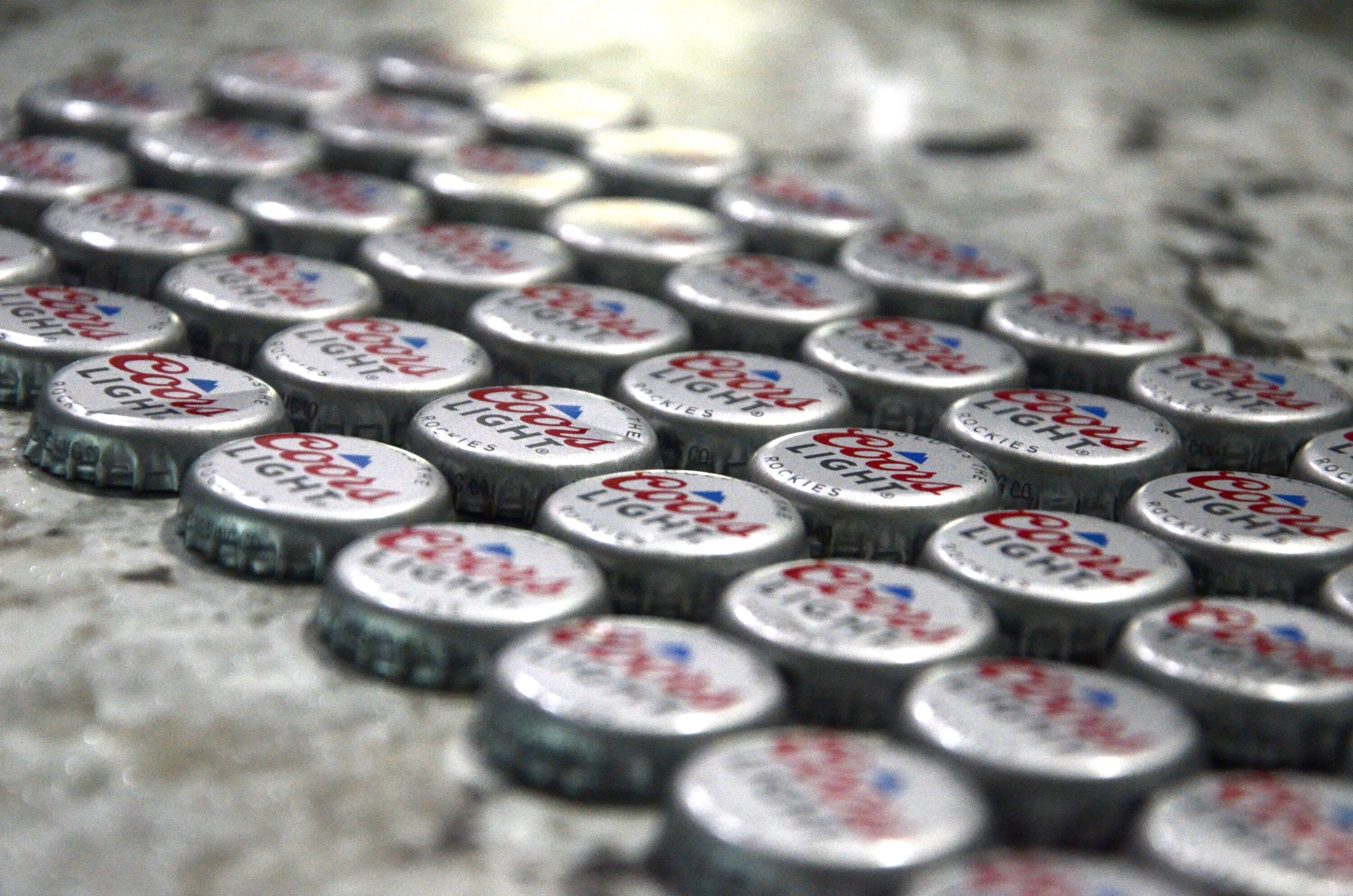 Bottle Caps, Coors Light 50 Pack, Used Bottle Caps, Beer Bottle Tops ...