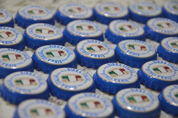 Bottle Caps Birra Italia 50 Pack Used Bottle Caps Beer | Etsy
