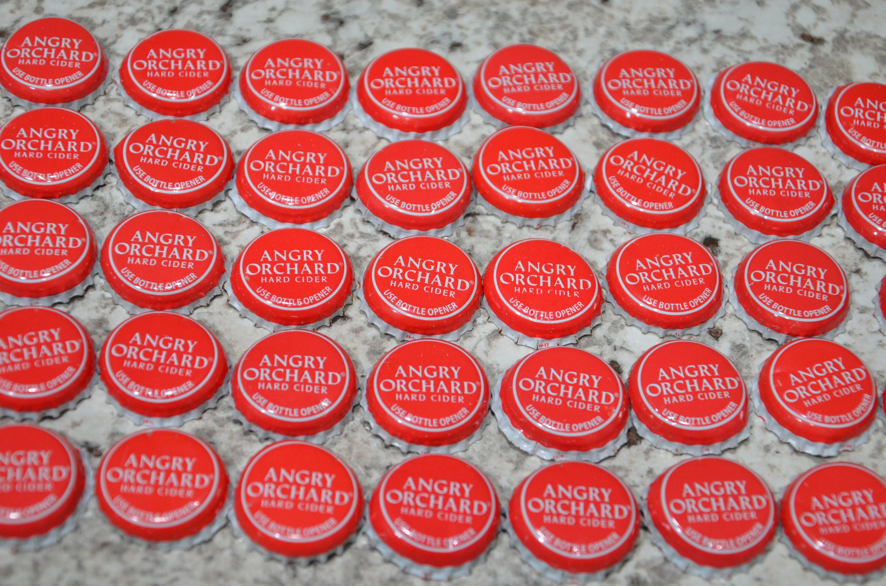 Bottle Caps, Angry Orchard 50 Pack, Used Bottle Caps, Beer Bottle Tops ...
