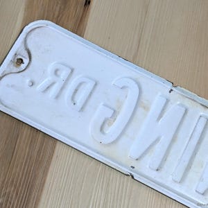 Embossed Steel Henning Drive Street Sign - Etsy