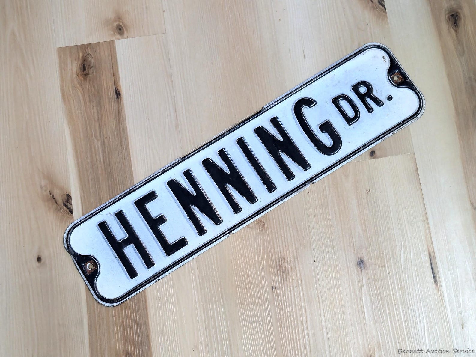 Embossed Steel Henning Drive Street Sign - Etsy