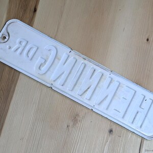Embossed Steel Henning Drive Street Sign - Etsy