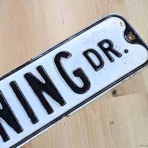 Embossed Steel Henning Drive Street Sign - Etsy