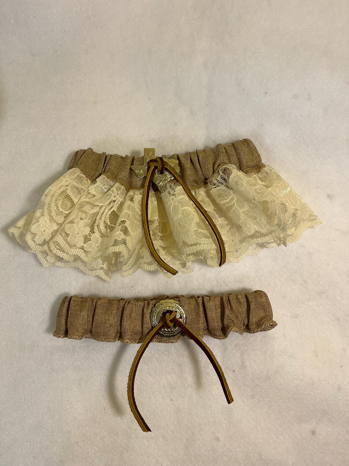 All is Texas in Burlap Custom Made to Order Garter Set – Rustic ...