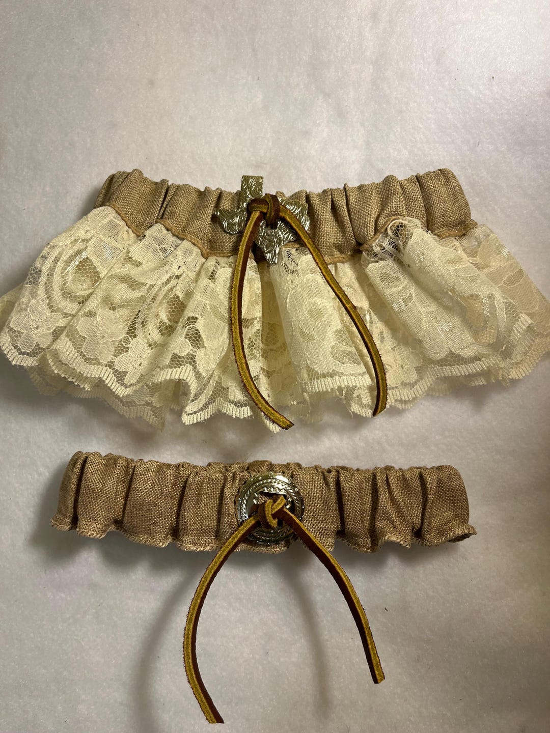 All is Texas in Burlap Custom Made to Order Garter Set – Rustic ...