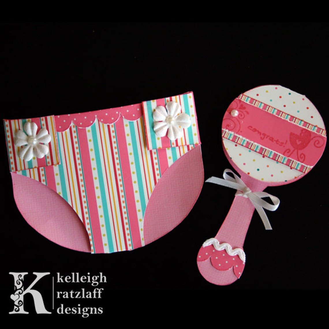 Baby Themed Shaped Cards SVG, PSD, PDF + - Etsy