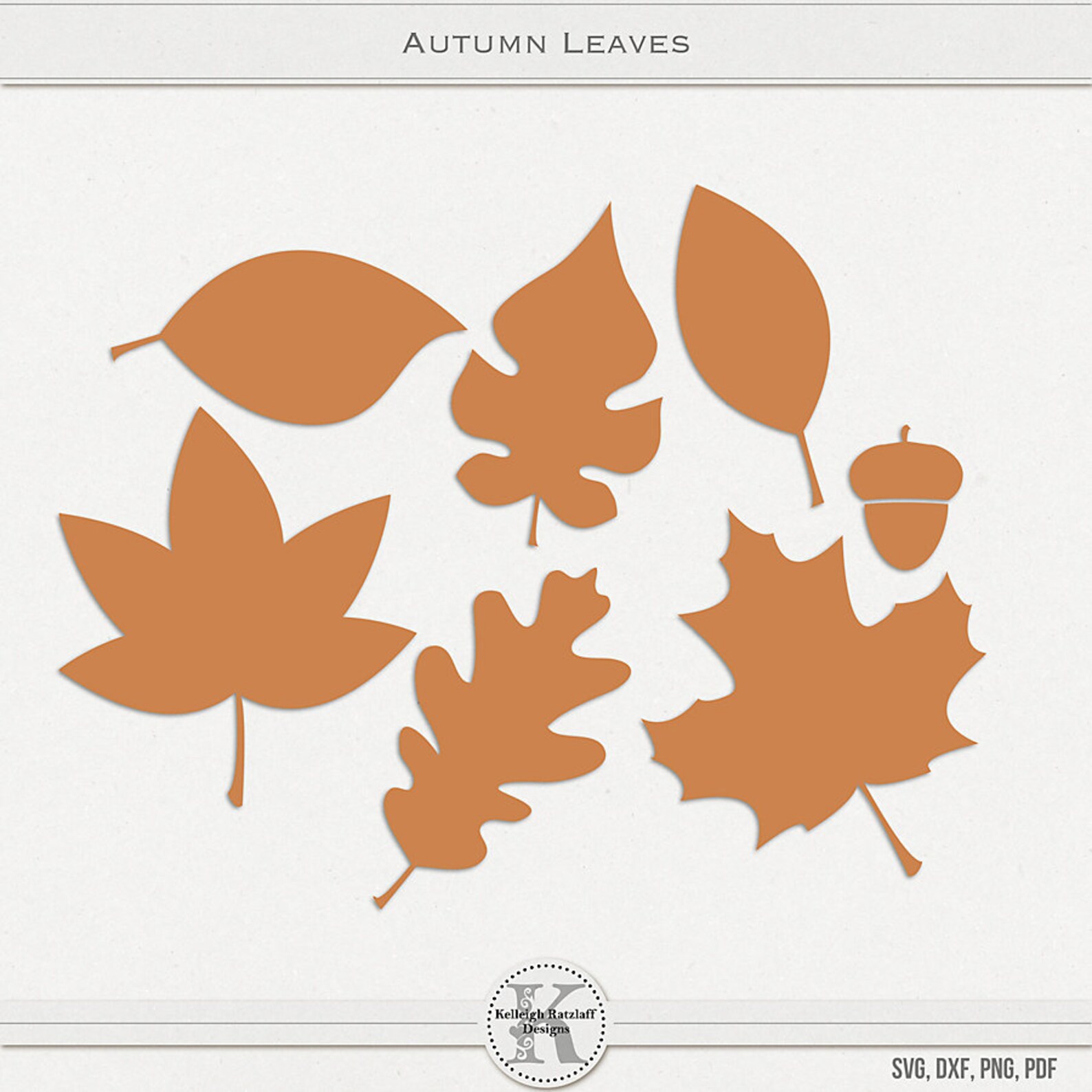 Autumn Leaves SVG, DXF, PNG + - Etsy