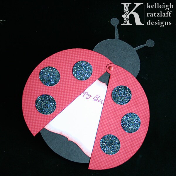 Lady Bug Card SVG, PSD, PDF + - Etsy