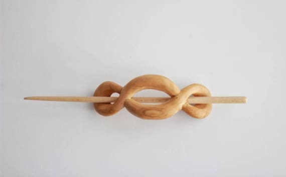 Handmade Wooden Barrette Boho Wood Hair Accessories Hair - Etsy