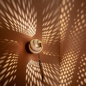 Pico Lamp No.1- Small Wood Lamp, Table Lamp, Morroco Lamp, Bedroom Lamp ...