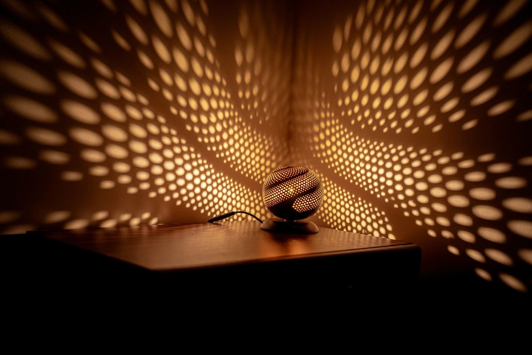 Pico Lamp No.1 Small Wood Lamp Table Lamp Morroco Lamp - Etsy