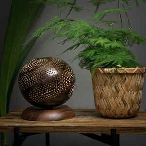 Pico Lamp No.1- Small Wood Lamp, Table Lamp, Morroco Lamp, Bedroom Lamp ...