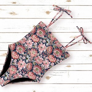 Pretty Floral Swimsuit - Recycled Fabric - Eco Friendly Bathing Suit ...