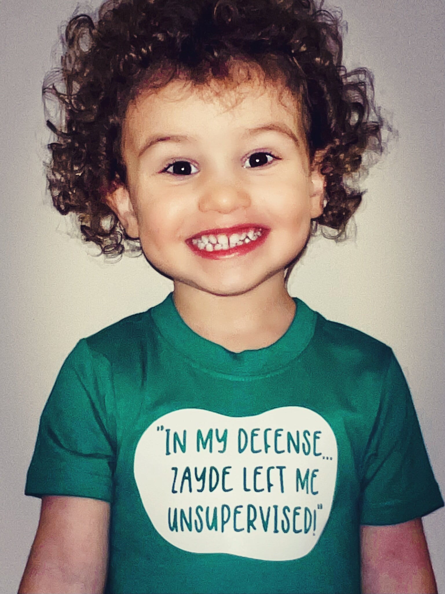 Toddler T-shirt in My Defense...zayde Left Me - Etsy