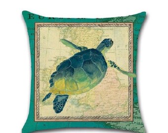 Sea Turtle Pillow Case - Etsy