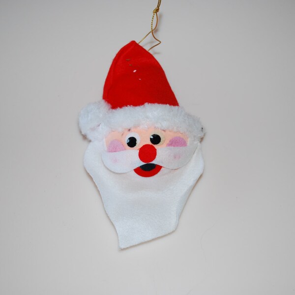 Santa Head Ornament - Etsy