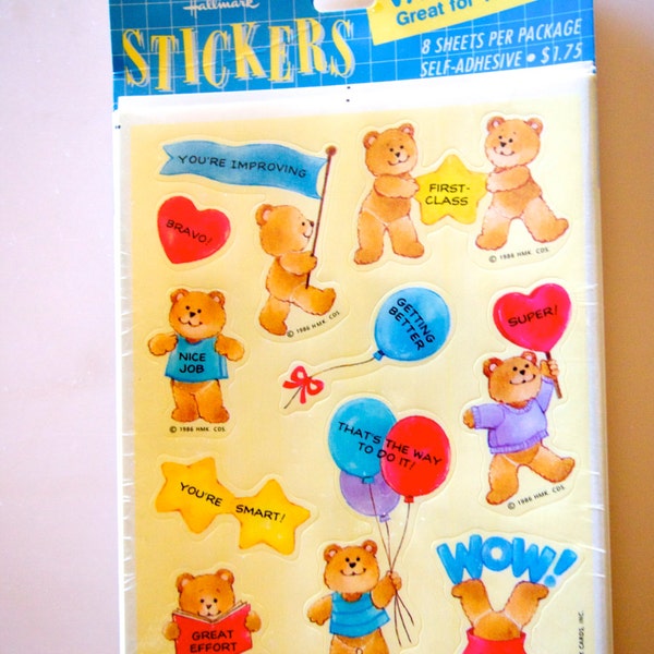 Hallmark Stickers - Etsy