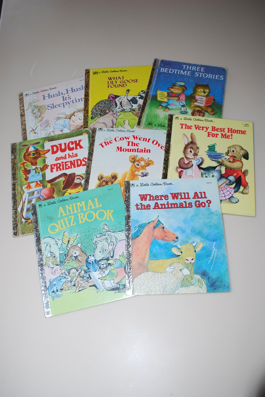 Little Golden Books Animal Lot of 8 - Etsy